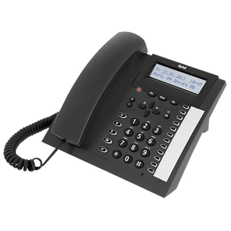 Tiptel 2030 ISDN business phone with answering machine and PC interface ...